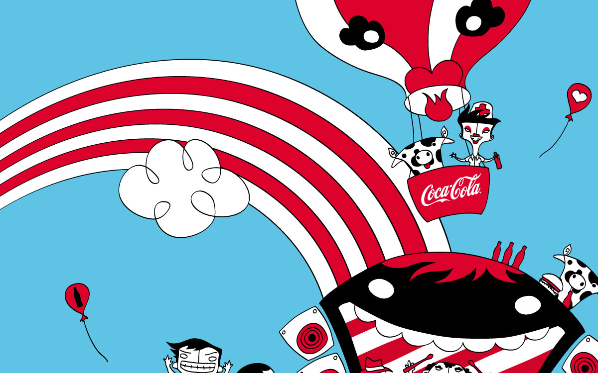 Coca Cola Festival flyer - Tim Van den Broeck