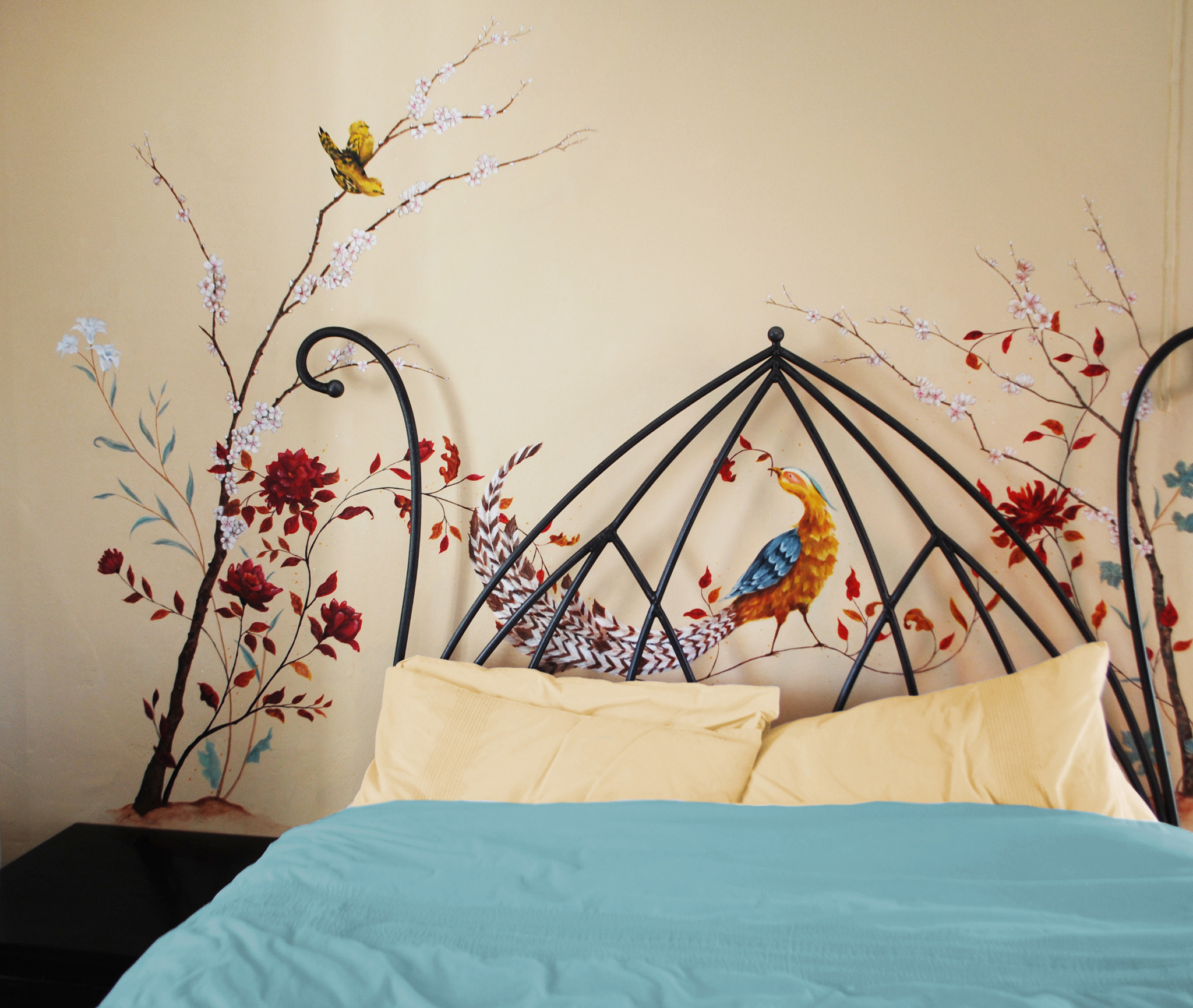 Chinoiserie Wall Mural - Clara Yee