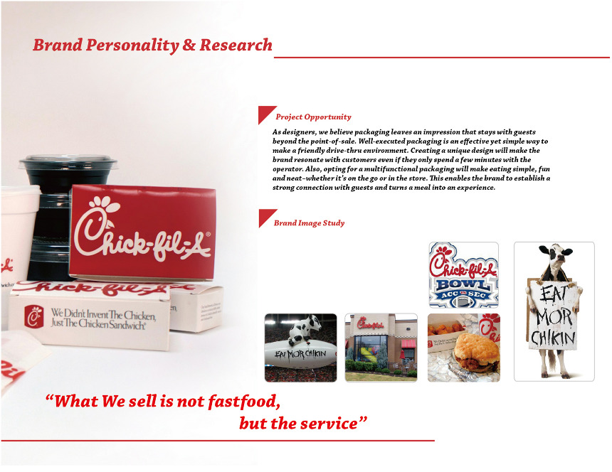 Chick-Fil-A Package Design - YuanTe Yang(Danny Yang)