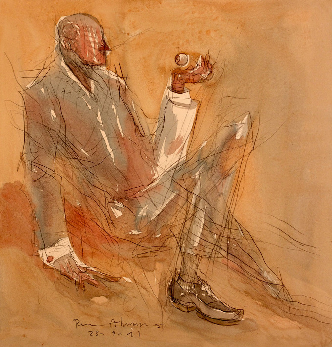 Rene Almanza / Stranger Series / Watercolour - La Fortuna Art