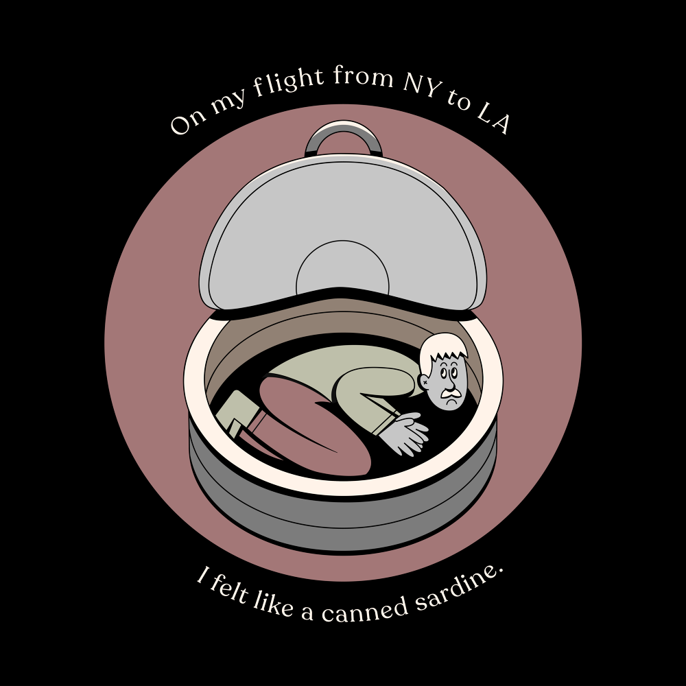 Airplane Food • Comic - www.clemensdenexter.com