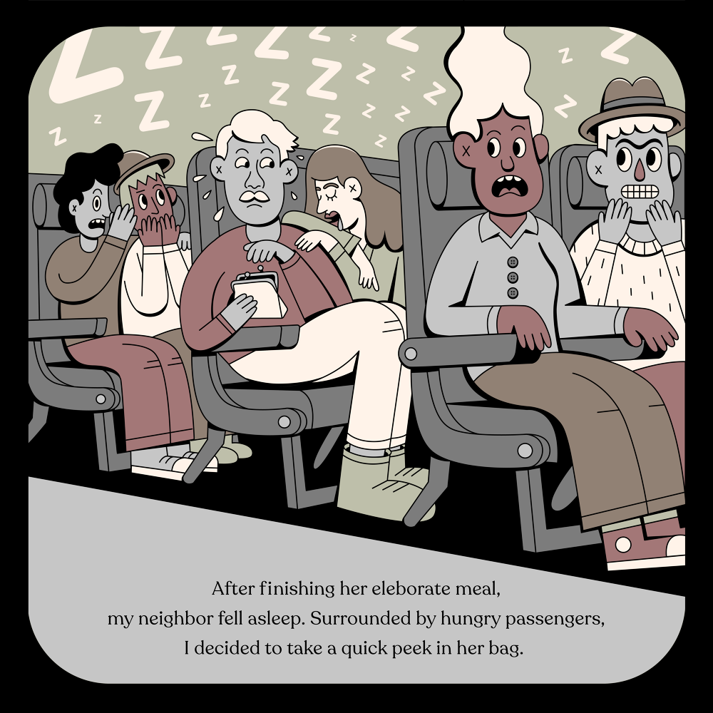 Airplane Food • Comic - www.clemensdenexter.com