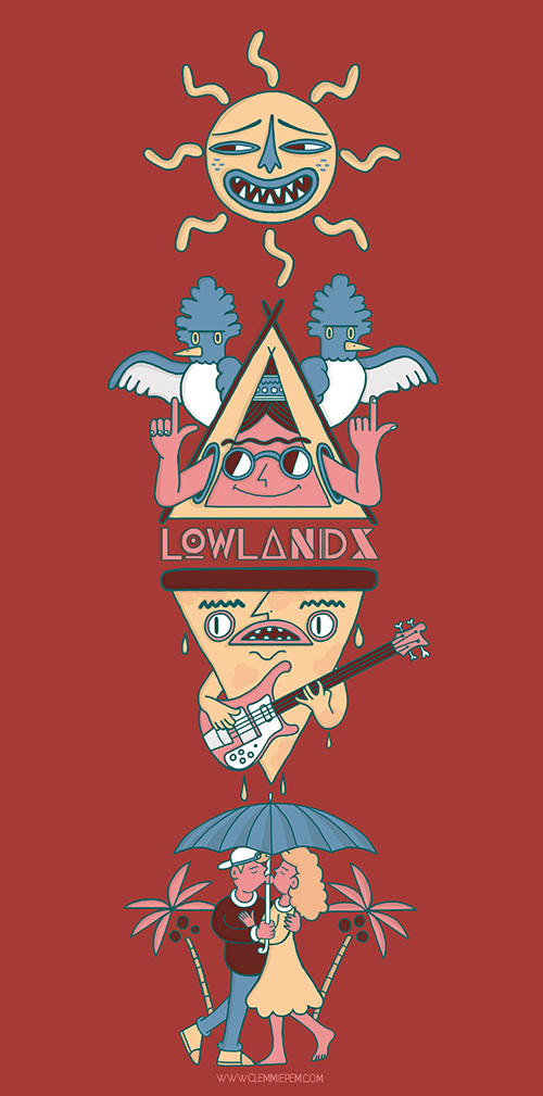 Lowlands Flag Design - www.clemensdenexter.com