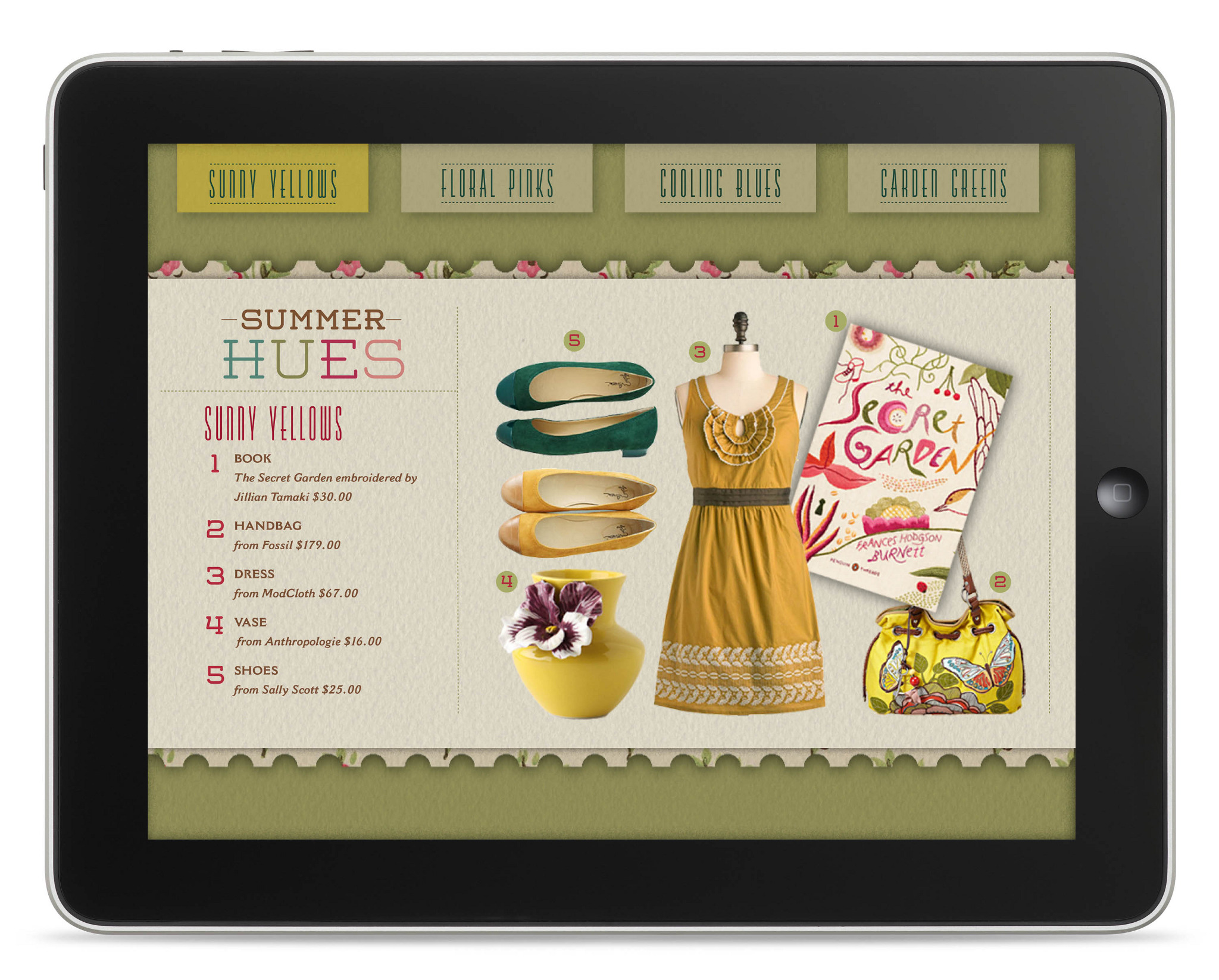 vintage style ipad app - Sonya Houston Design