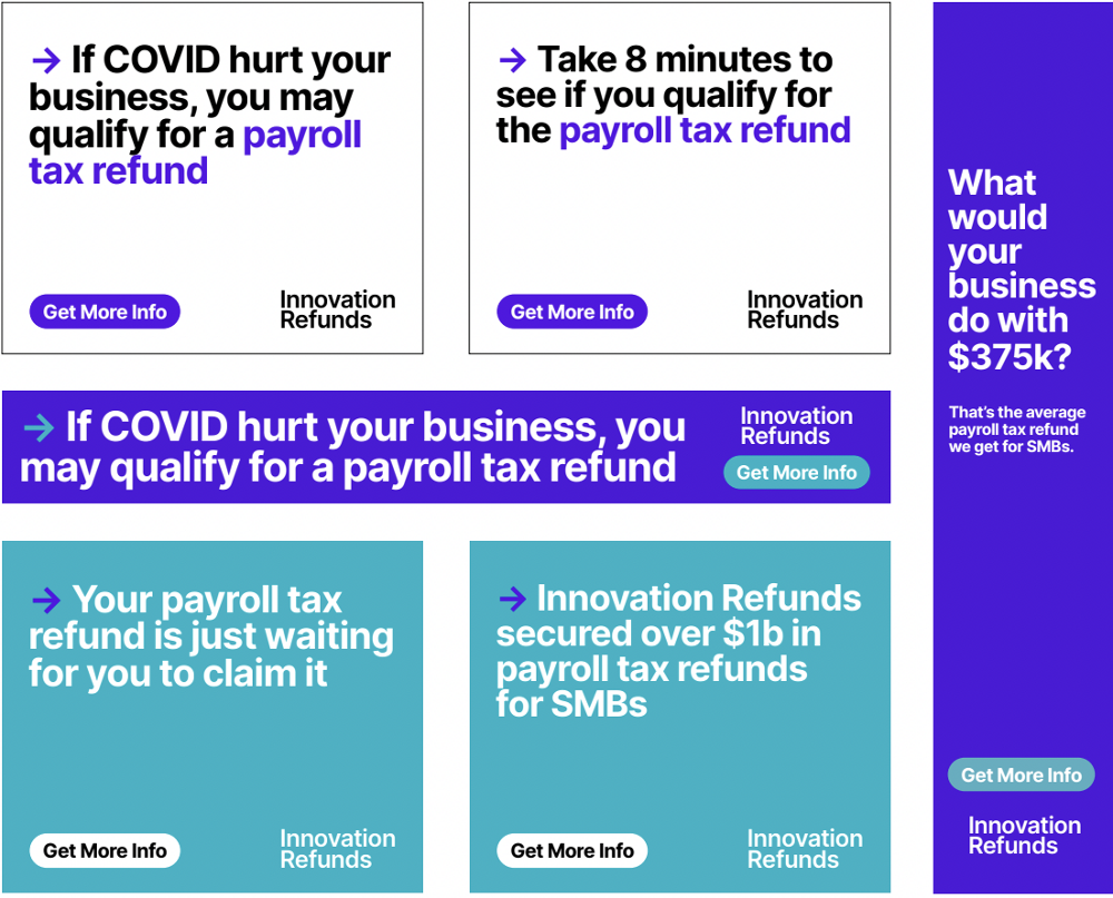 INNOVATION REFUNDS REBRAND - The Collected Workthings of Hunter Somerville