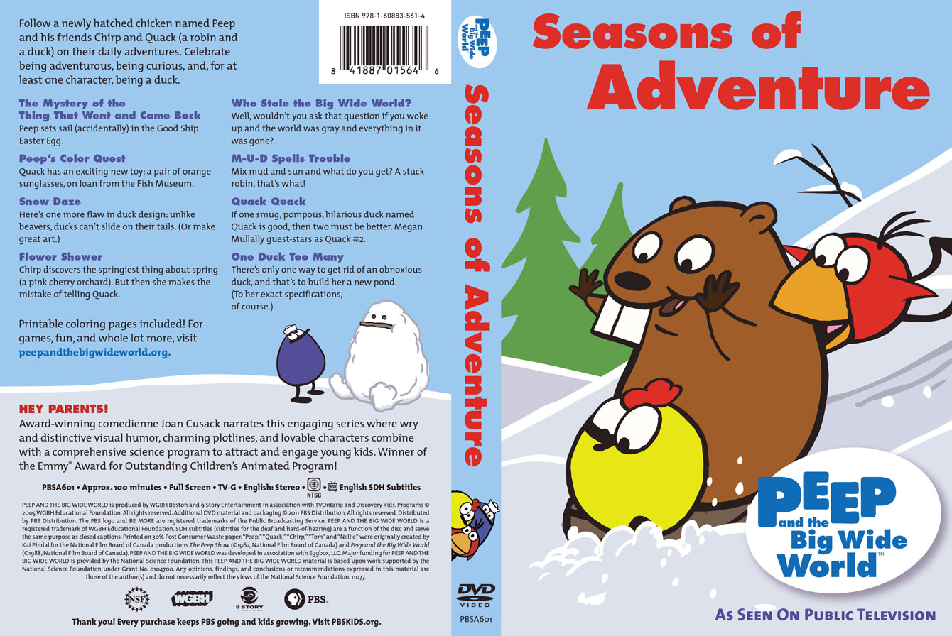 Peep and the Big Wide World DVDs - Jonathan Rissmeyer