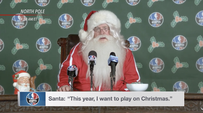 NBA on ESPN on Christmas - howfink.com