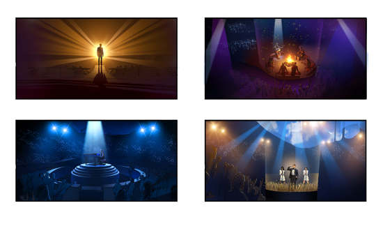 Man of the Woods Tour - Alex Innocenti Concept Art