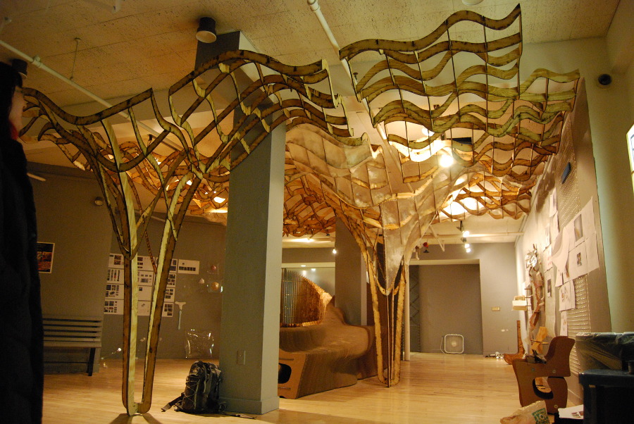 Wave Ceiling Installation - Archidactyl