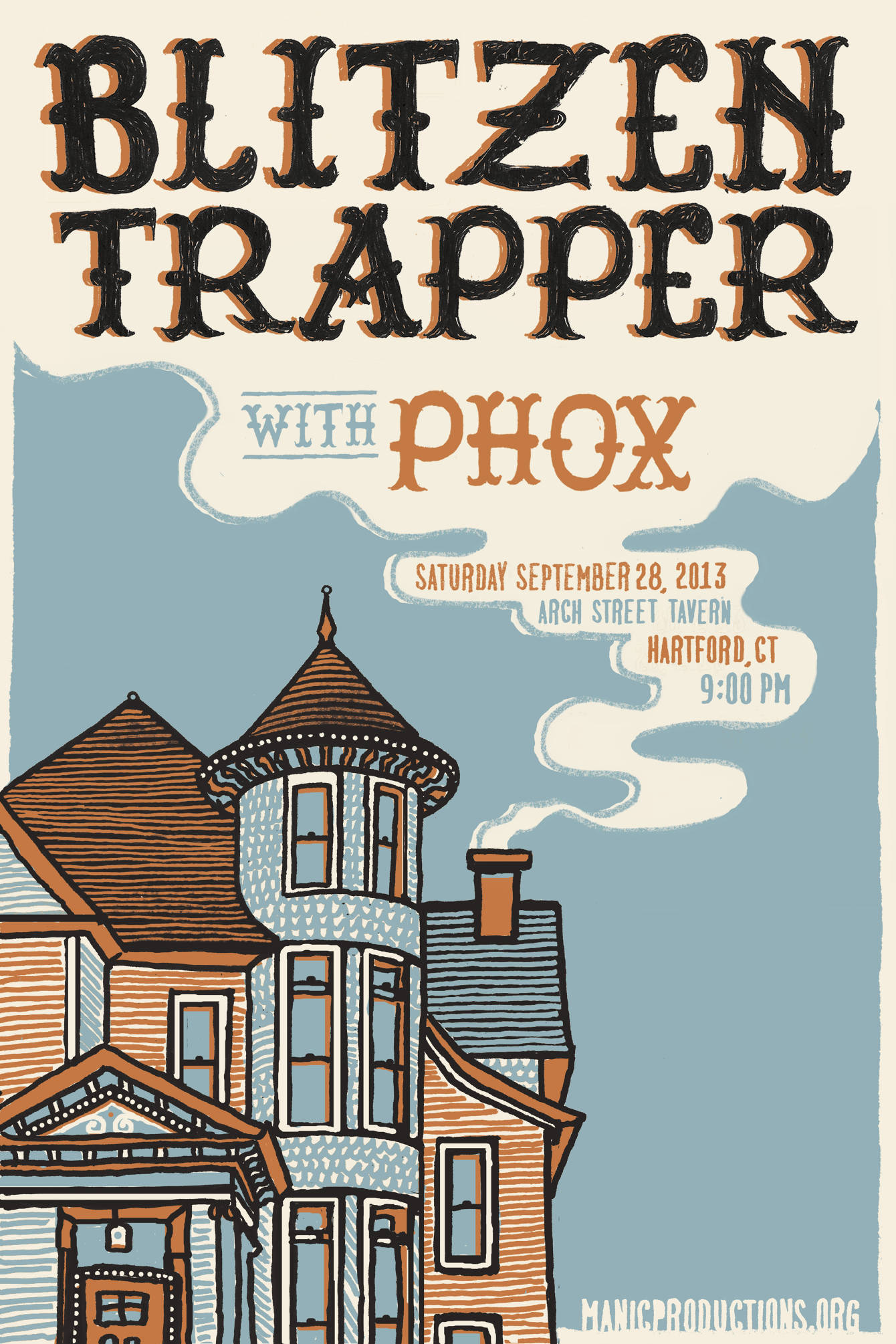 Manic Productions Posters - Matt Bourque Design