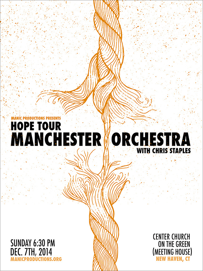 Manic Productions Posters - Matt Bourque Design