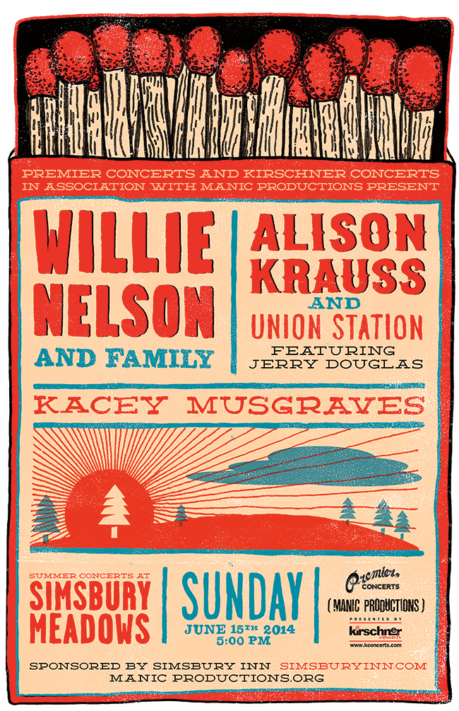 Manic Productions Posters - Matt Bourque Design