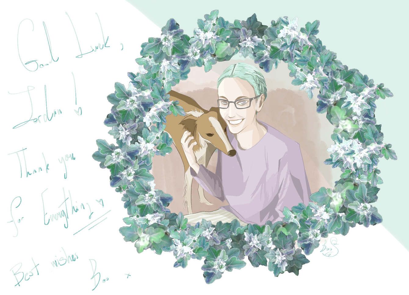 good luck, jordan - boo sujiwaro | art