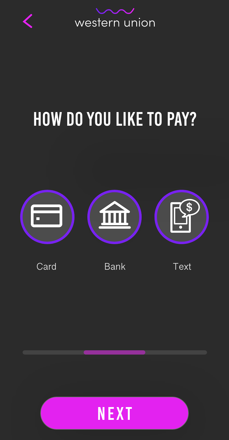WesternUnion app (UX design) - Autumn Han