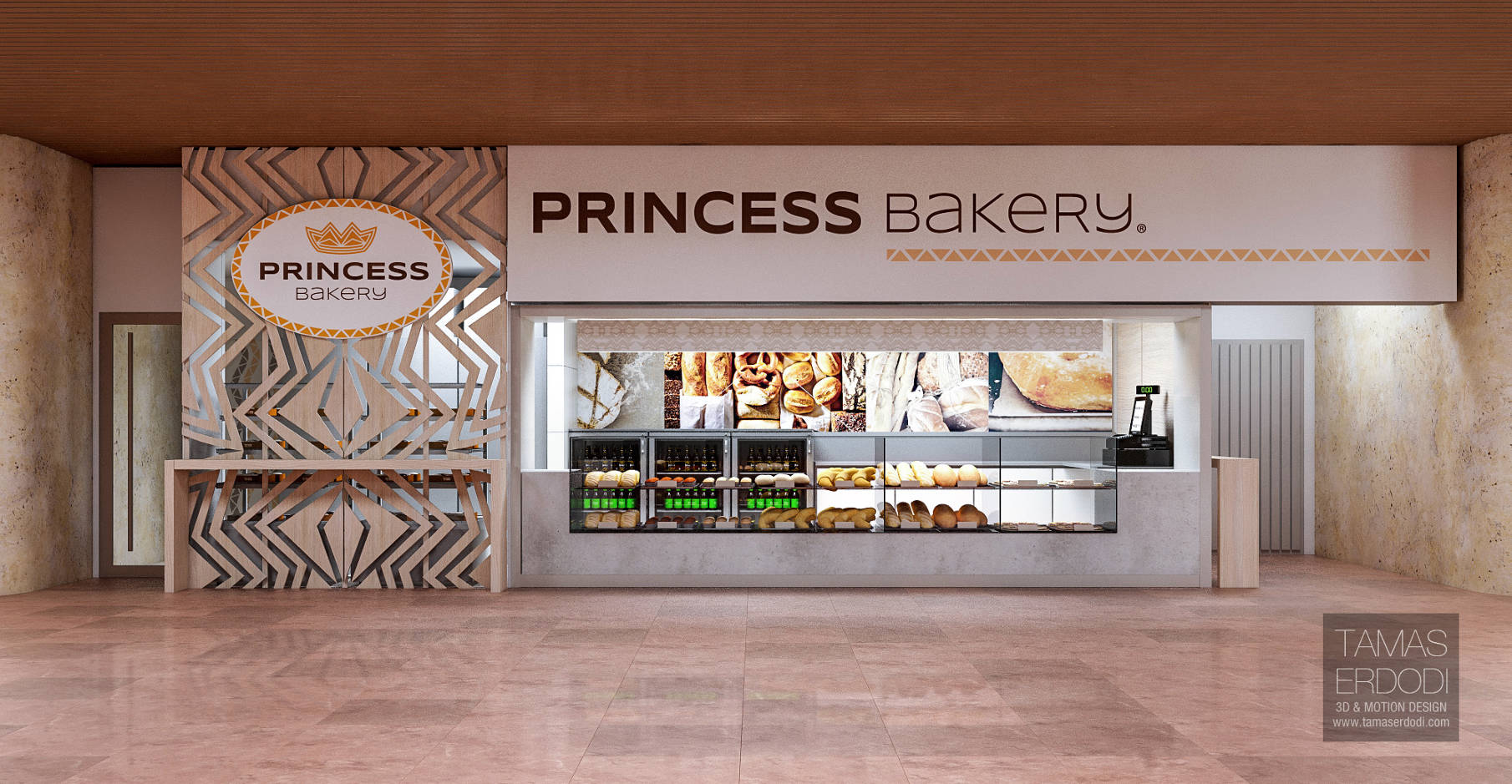 Bakery concept - Tamas Erdodi 3D & Motion Design
