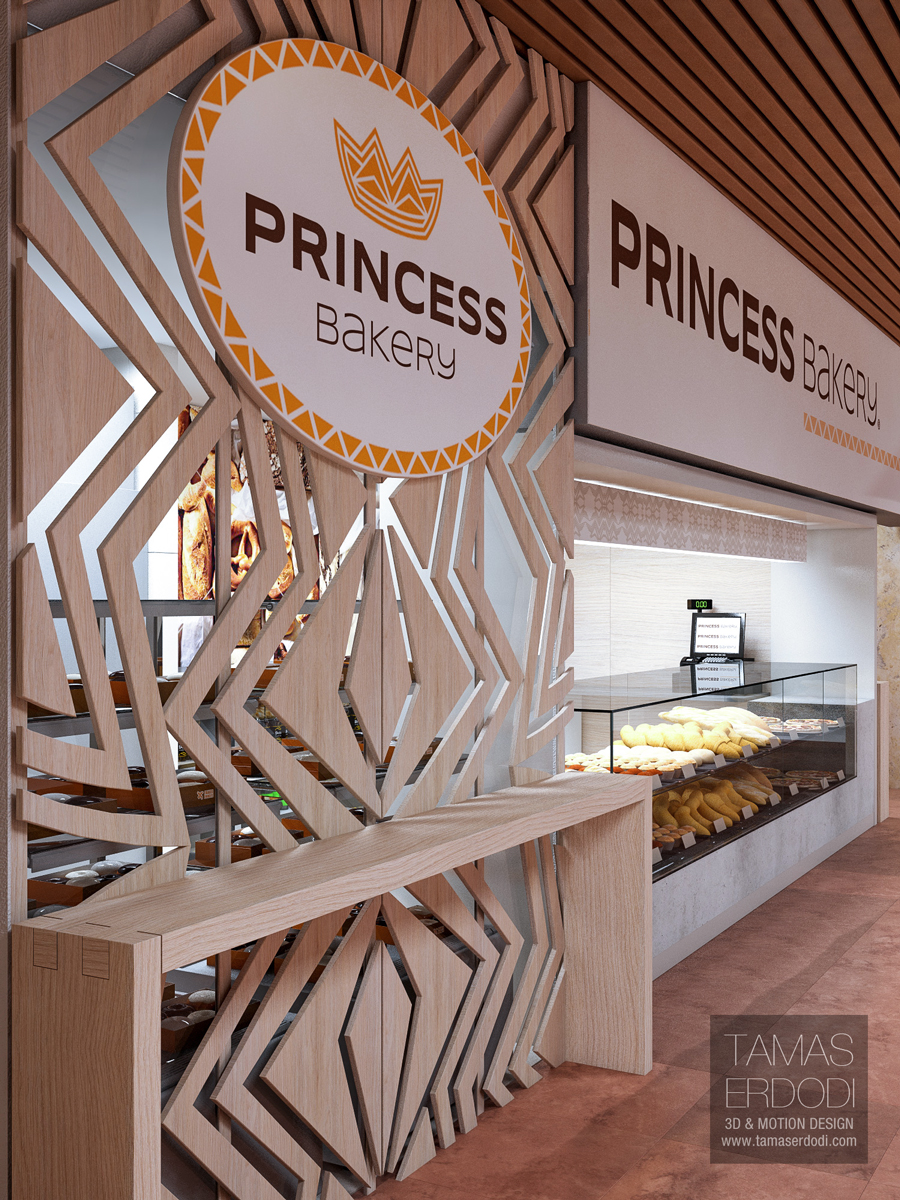 Bakery concept - Tamas Erdodi 3D & Motion Design