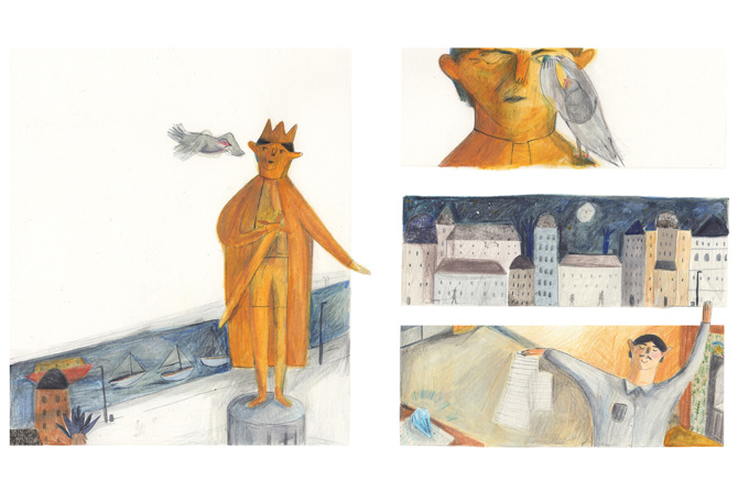 The Happy Prince - Illustrations by Maisie Paradise Shearring