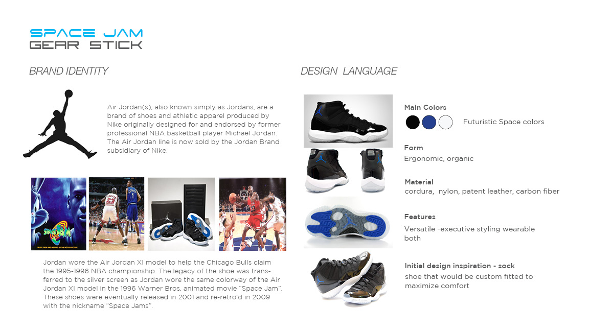 SPACE JAM GEAR STICK - MG DESIGN Portfolio