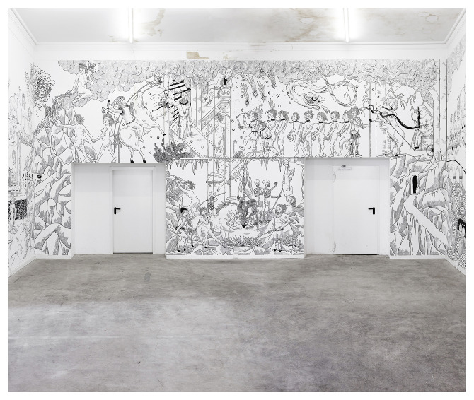 bemalte Wände von David Schiesser - Christian Engels Photography