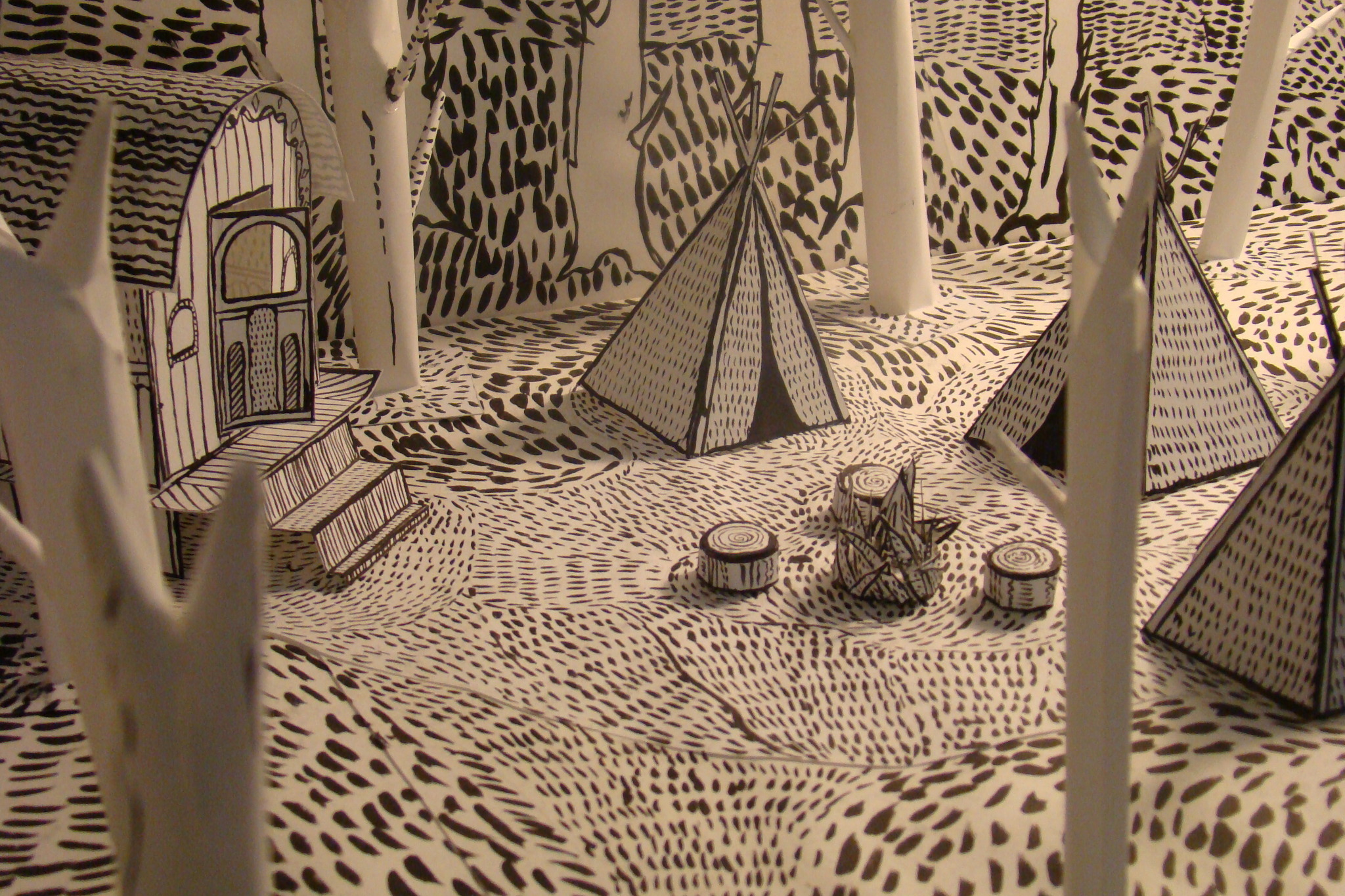 'A Paper Forest' Eccentricities & Obsessions Exhibition - Ellen Leber ...