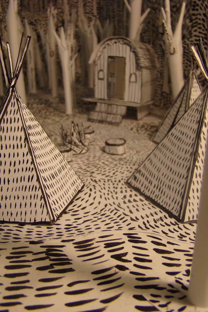 'A Paper Forest' Eccentricities & Obsessions Exhibition - Ellen Leber ...