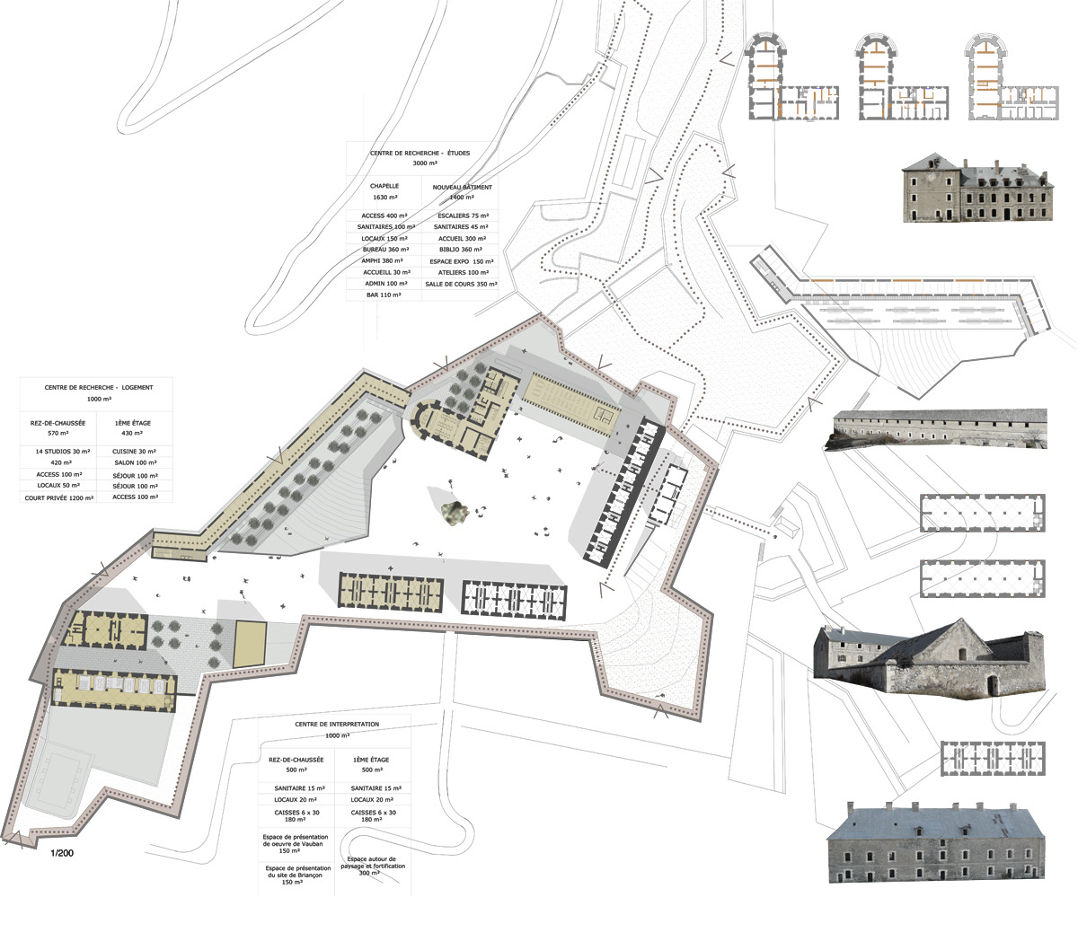 RESTAURER ET TRANSFORMER UN FORT DE VAUBAN / BRIANÇON - Roger Giralt