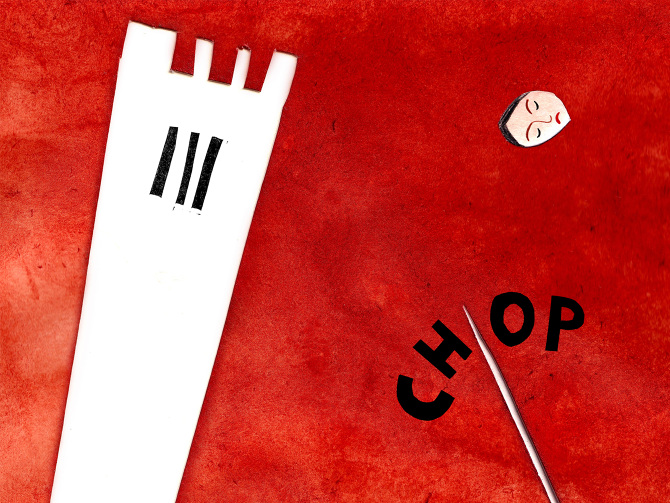 CHOP CHOP - The gory story of Henry VIII - Claire Goble