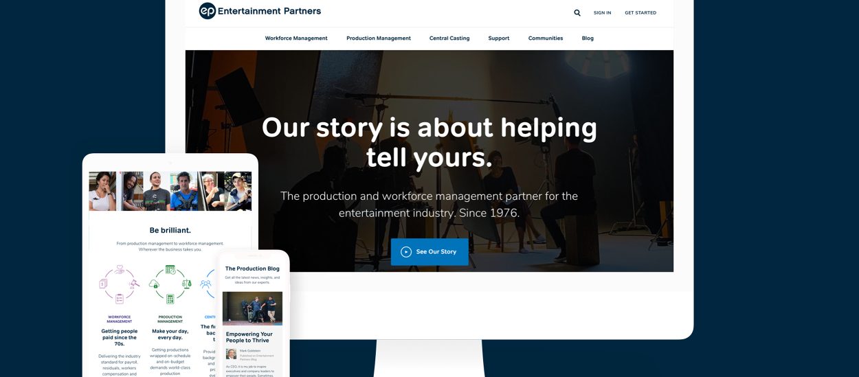 Entertainment Partners Redesign - Maggie Hong