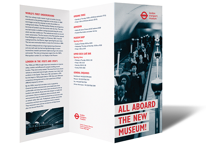 London Transport Museum Brochure - James Holland