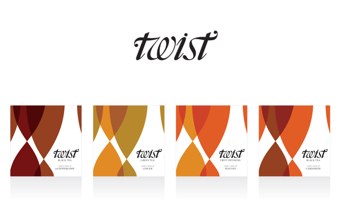 Twist Tea Packaging - Iveta Luckanicova