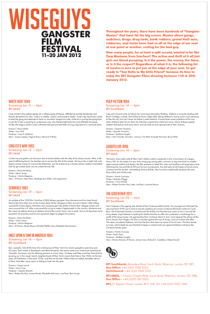 BFI FILM FESTIVAL - Poster - Michael Sackey