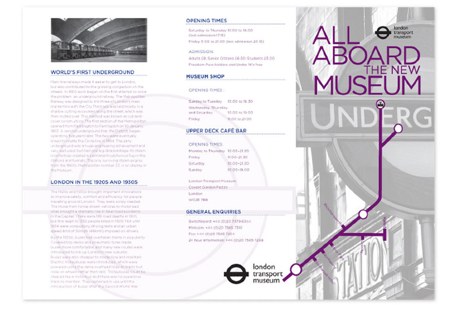 LONDON TRANSPORT LEAFLET - kev