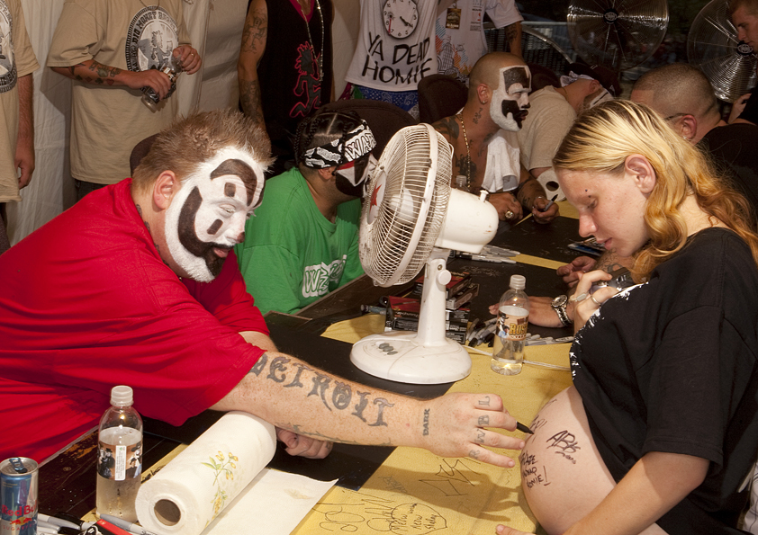 Violent J Neck Tattoos