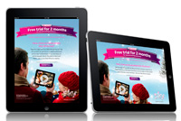 Vodafone magazine insert advertisement - Baseline Grid