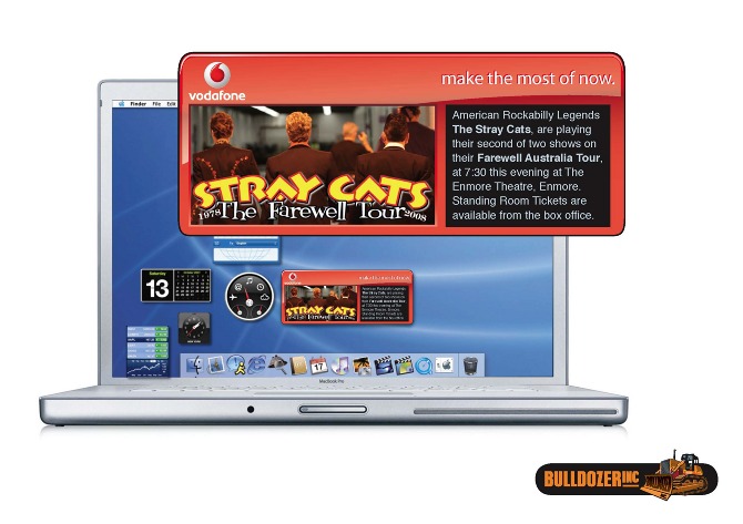 Vodafone. Bringing their tagline 'Make The Most of Now' to life - Andy Mac