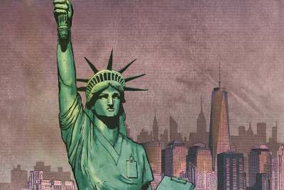 Statue of Healthcare - jonathandraws.com