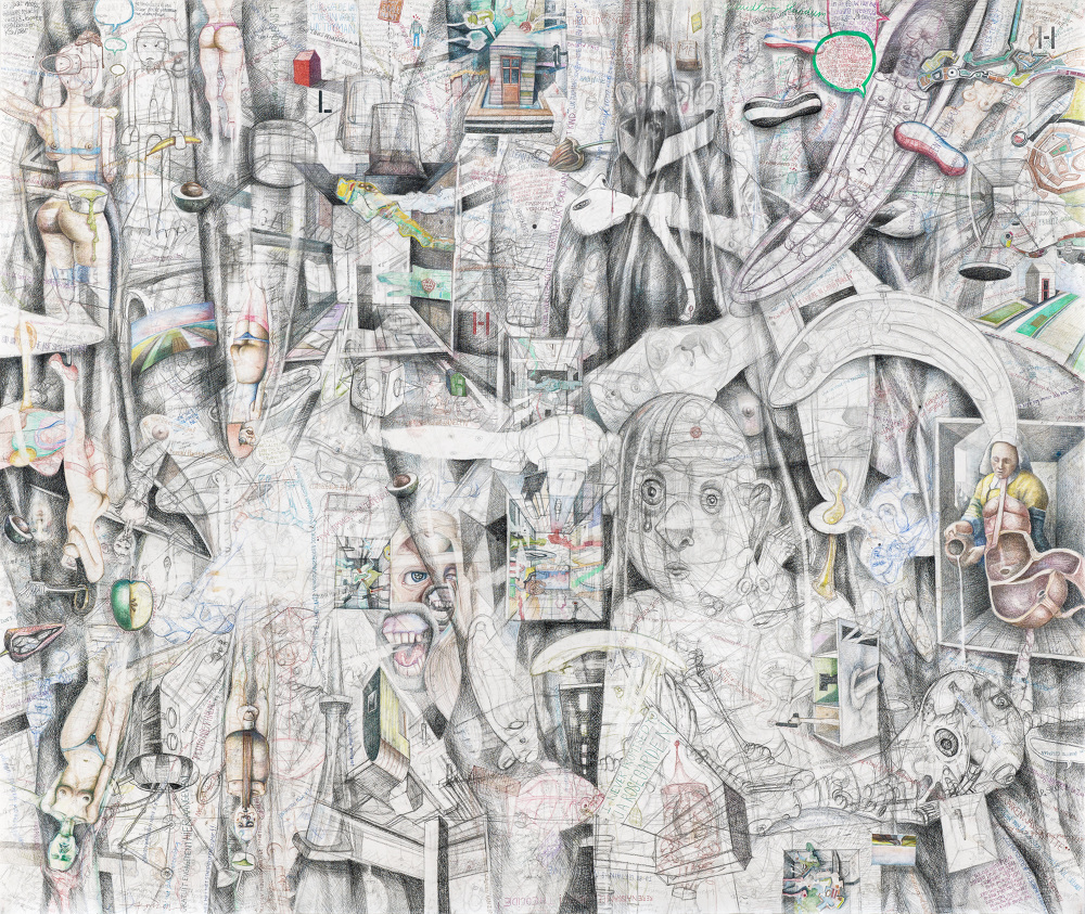 psychogram 040915, 200 x 240 cm - Niels Janssen