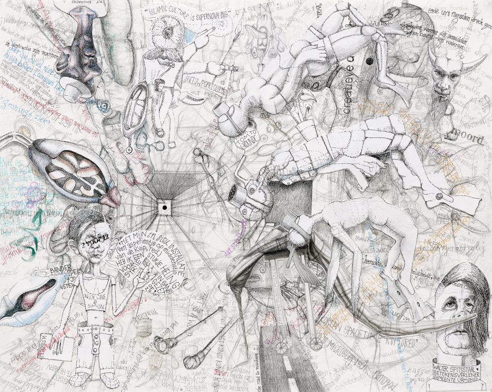 psychogram 180116, (floating in a most peculiar way), 32 x 40 cm ...