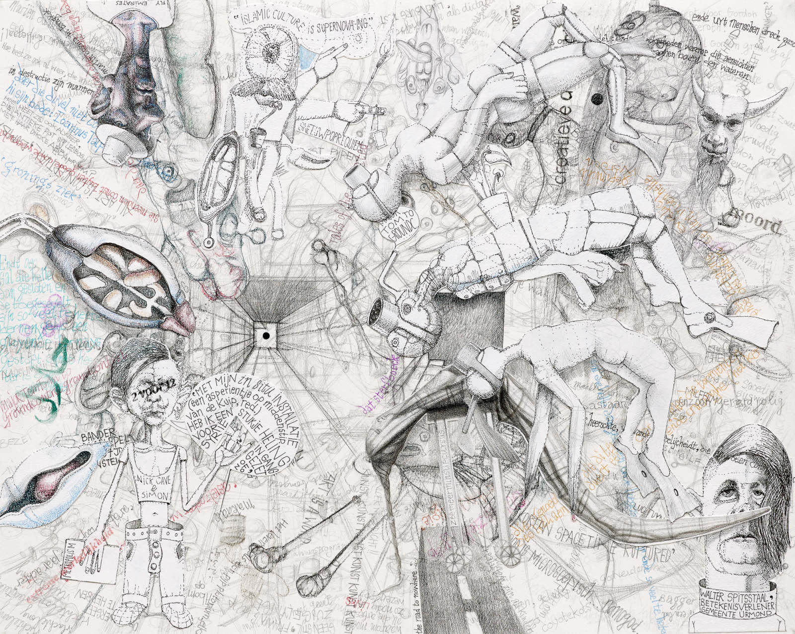 psychogram 180116, (floating in a most peculiar way), 32 x 40 cm ...