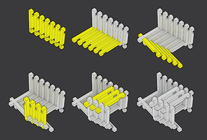modular sculpture - michael cochran