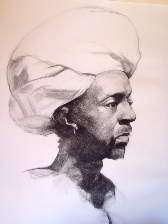 Portrait Drawings - Samuel S. T. Pressman Art