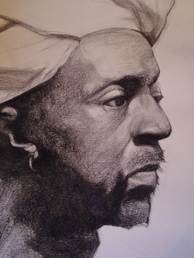 Portrait Drawings - Samuel S. T. Pressman Art
