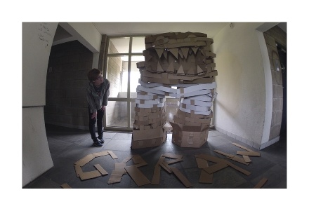 Cardboard monster - The Work of Theresia Torenholt