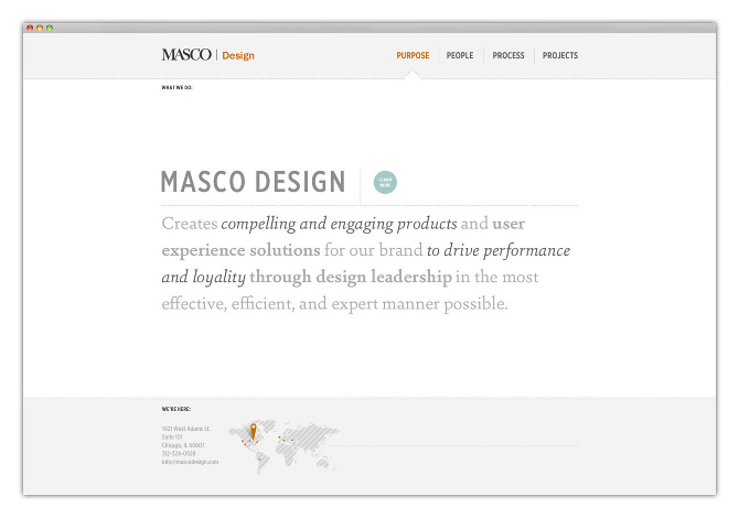 MASCO PORTFOLIO SITE - sarah affholter portfilio