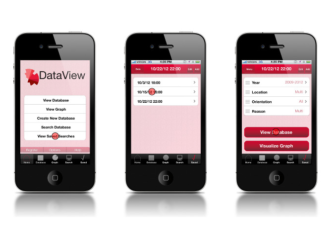 Data View(Mobile App) - Adam Lowe Design