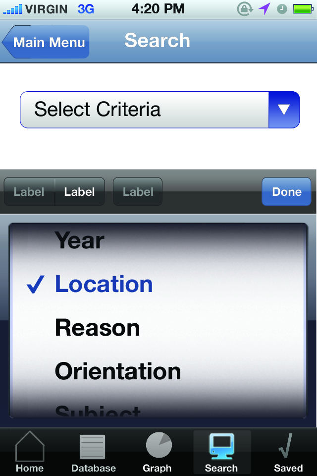Data View(Mobile App) - Adam Lowe Design
