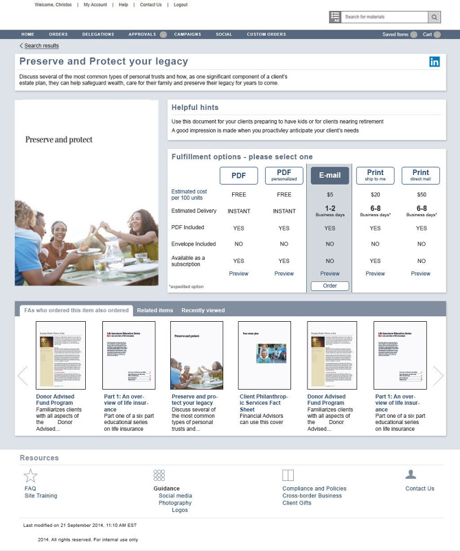 Advisor Marketing Central - Adam Lowe Design