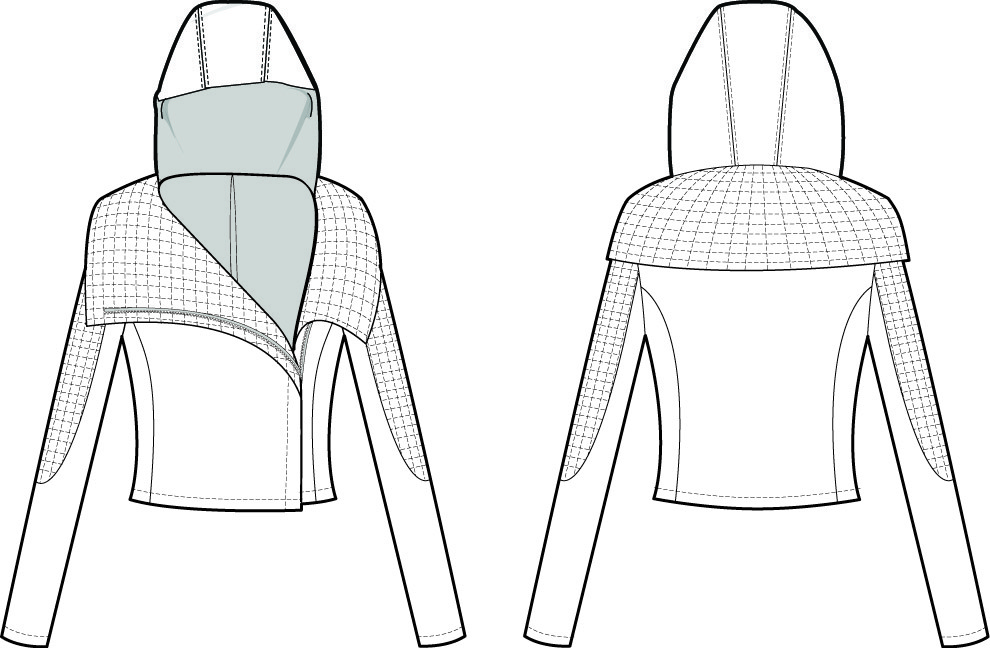 Illustrator Flat Sketches - Kelly Marie Hickman