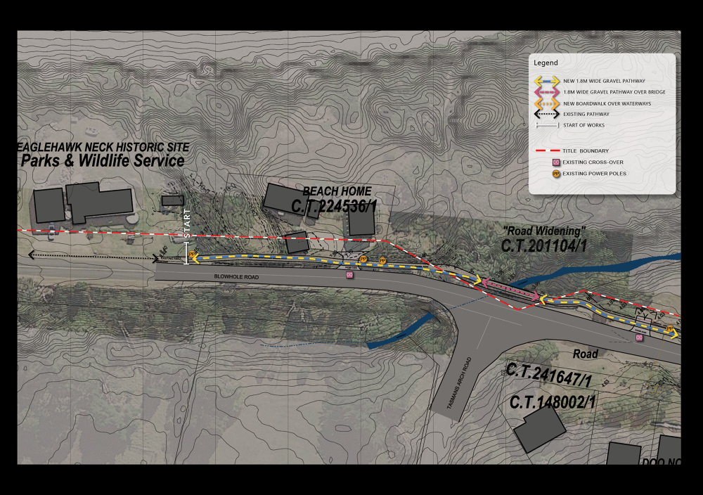 EAGLEHAWK NECK COASTAL PATHWAY - O-C-D