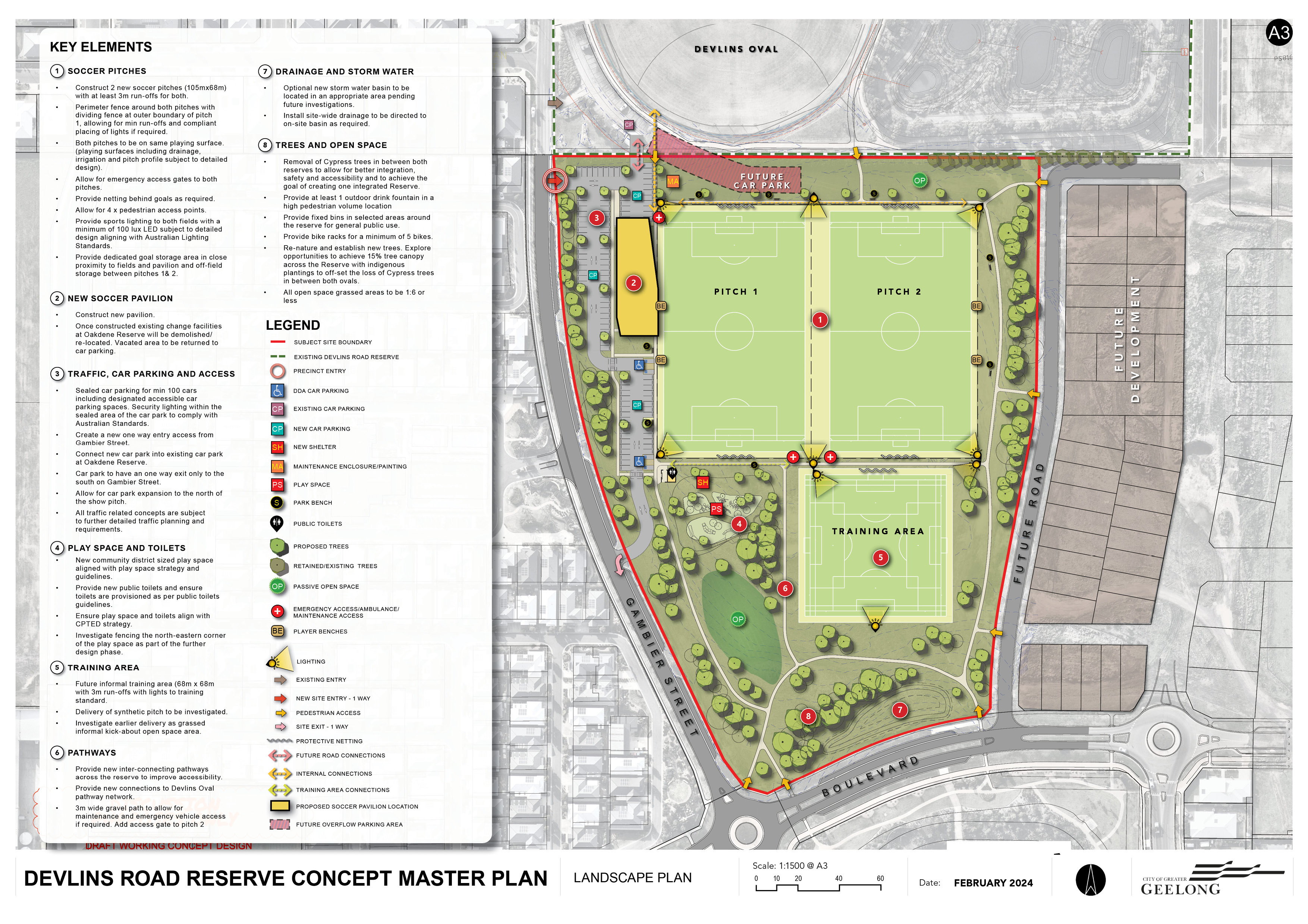 DEVLINS ROAD RESERVE MASTER PLAN - O-C-D